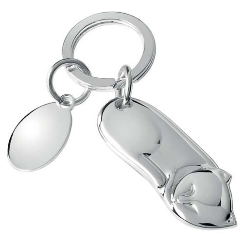 Engraved Silver Key Rings and Key Fobs - Business Gifts Express