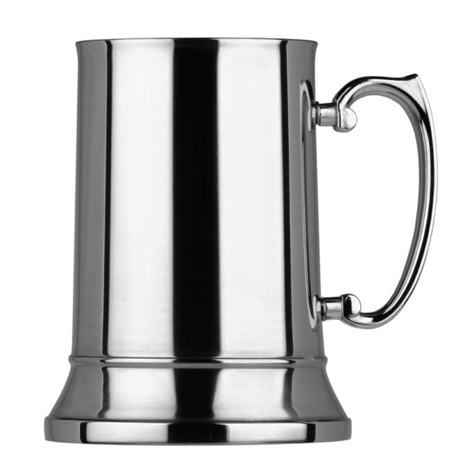 Engraved Stainless Steel Beer Tankard - Business Gifts Express